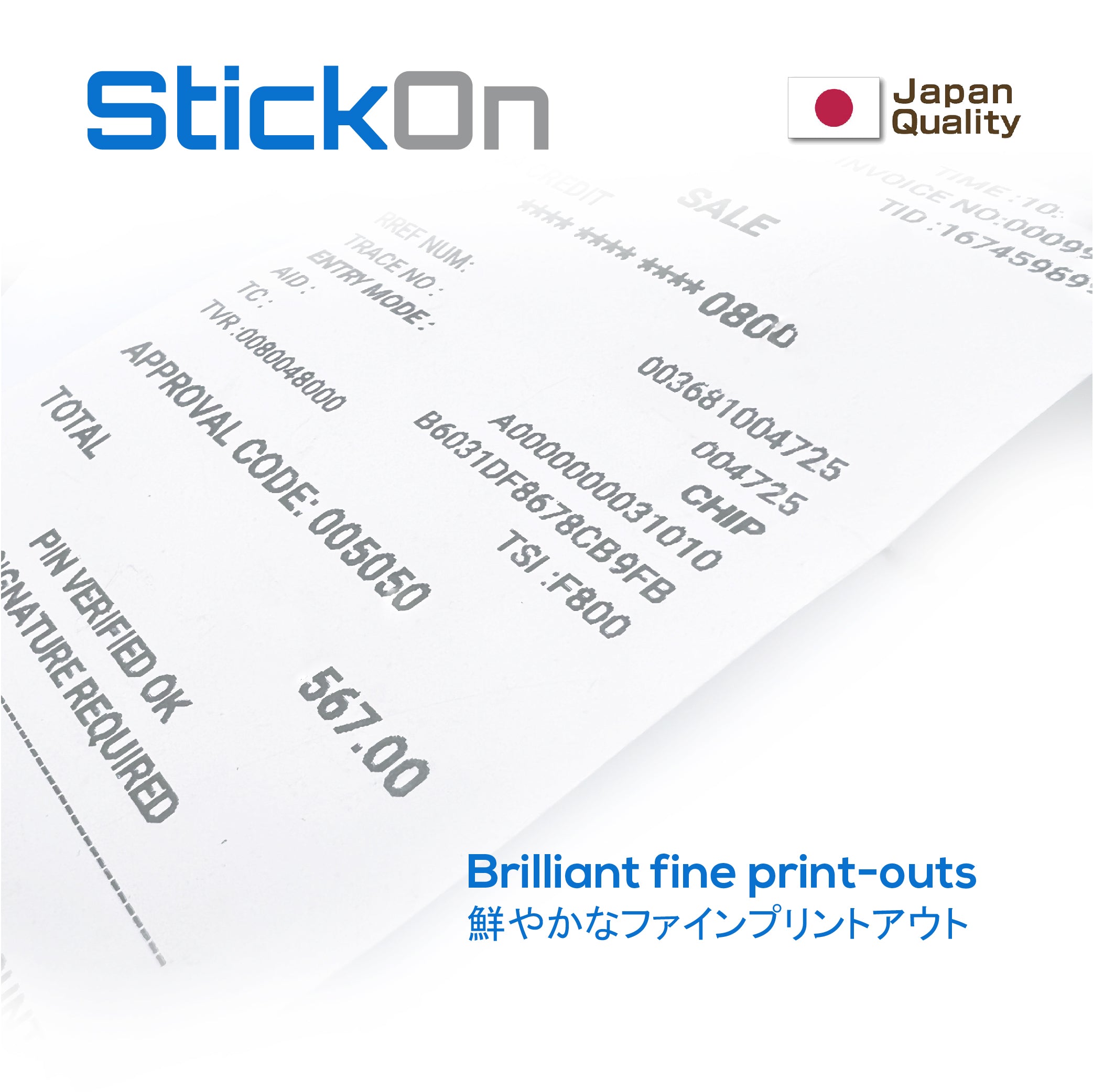 Thermal Receipt Paper Roll [Various Size] [10 Rolls] – STICKON SDN. BHD.