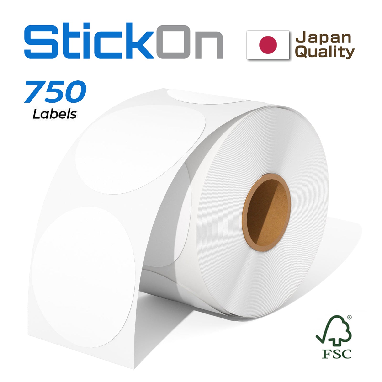 2" Diameter Thermal Sticker Labels – STICKON SDN. BHD.