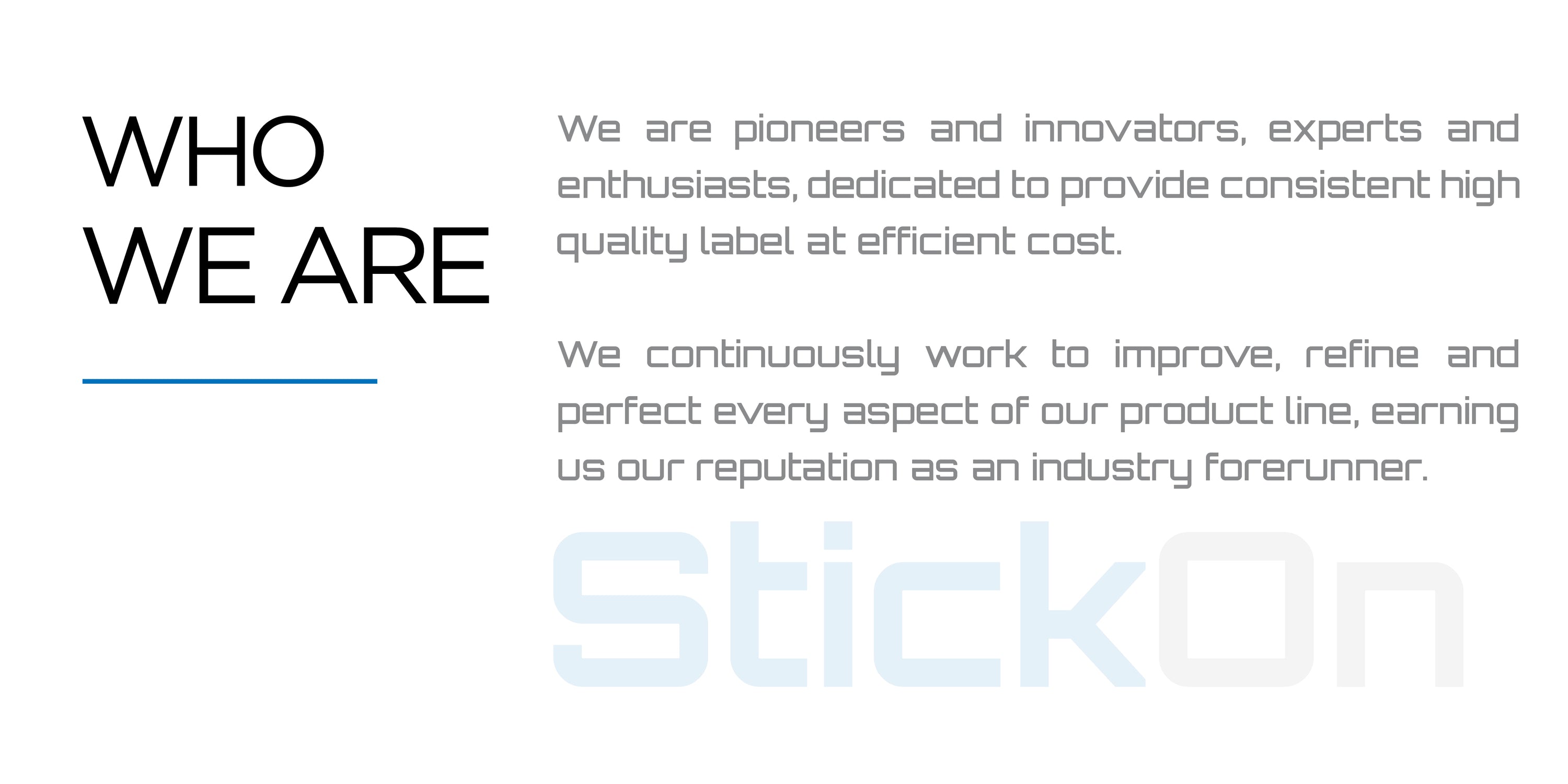 StickOn | Labeling A Smarter Future – STICKON SDN. BHD.